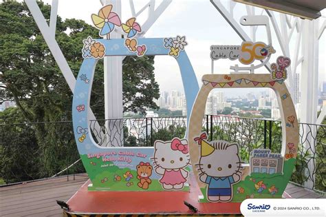 Singapore Cable Car And Hello Kitty Host Garden Party In The Skies