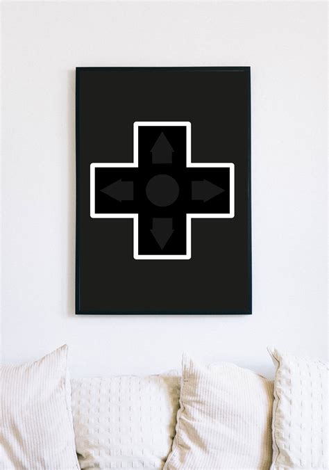 Controller Poster Set NES Inspired Printable 3 Piece Game Etsy