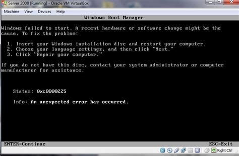 Windows Server 2008 And 2012 Install Error On Oracle Vm Windows Spiceworks Community