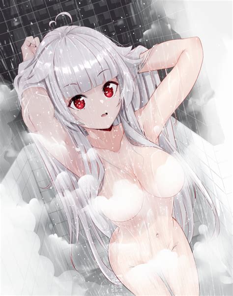 Rule 34 Censored Deutsch Einelotta Elf Elf Female German German Vtuber Red Eyes Shower Virtual