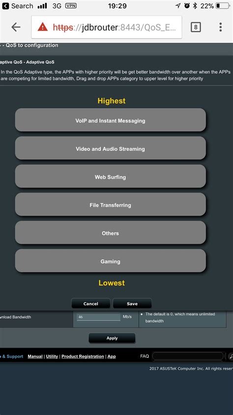 Speeds Dramatically Decrease When Enabling Qosnot Setting Correctly Snbforums