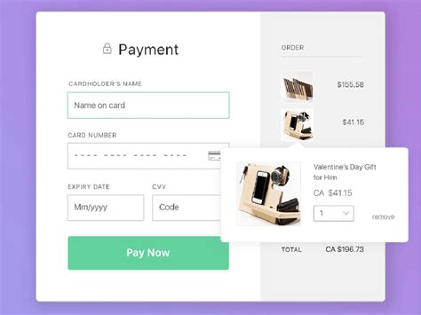 30 Amazing Payment Form Designs For Your Inspiration Peter Jonour