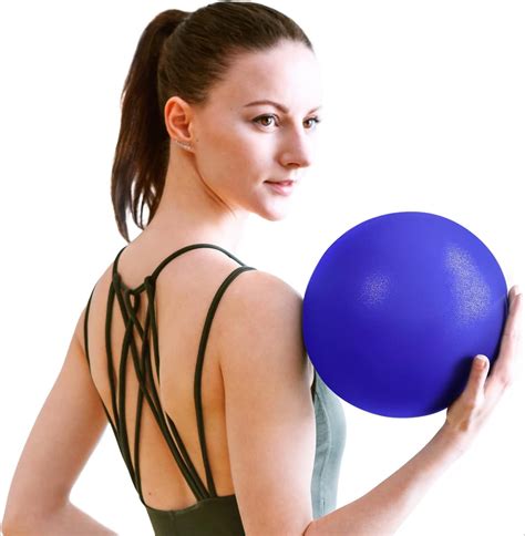 Minzimin Pilates Ball 9 Inch Core Ball Small Exercise Ball With