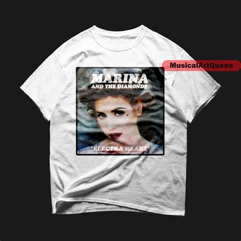 Marina Diamandis Tshirt Electra Heart Marina And The Diamonds Etsy Israel