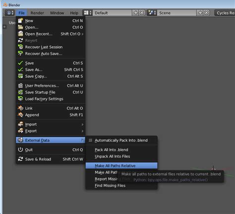 Are Relative Path Links To Materials Possible Basics And Interface Blender Artists Community