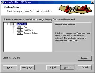 ActivePerl インストール TSStudio