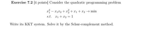 Solved Exercise 72 4 Points Consider The Quadratic