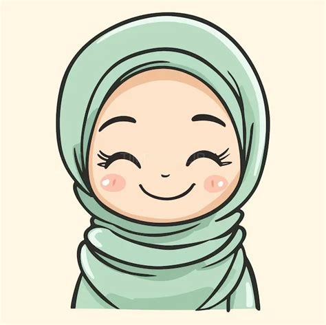 دانلود وکتور دختر با حجاب تایم کد