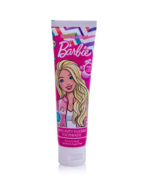 Barbie Bubble Gum Toothpaste 42 Oz Brush Buddies