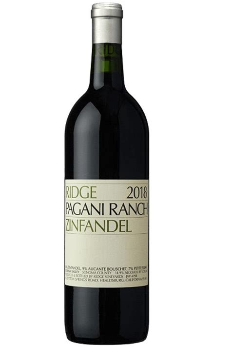 Ridge Vineyards Pagani Ranch Zinfandel Vindirekt