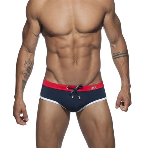 Slip De Bain Uni Bleu Marine Lhomme Sexy