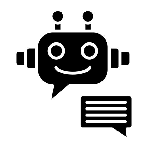 Robot Assistant Icon Style 21208452 Vector Art At Vecteezy