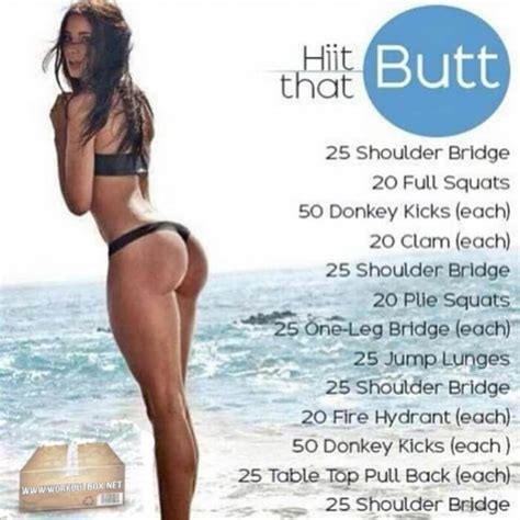 Hiit That Butt Sexy Ass Workout Routines Fit Healthy Workout