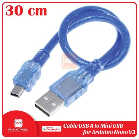 Jual Kabel Arduino Nano 30cm Usb A To Mini Usb Shopee Indonesia