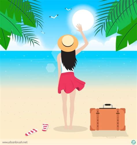 바다여행 일러스트 Ai 다운로드 Sea Trip Vector 어반브러시