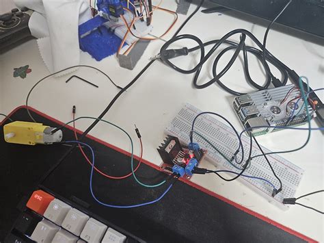 라즈베리파이 Gpio 모터드라이버 제어 드디어 연결