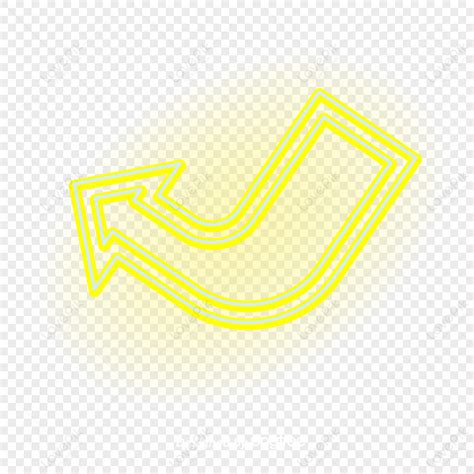 노란 네온 화살네온 효과네온 불빛노랑 Png 일러스트 무료 다운로드 Lovepik