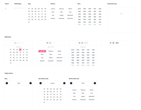 Rethinking The Date Picker Ui Ux Collective