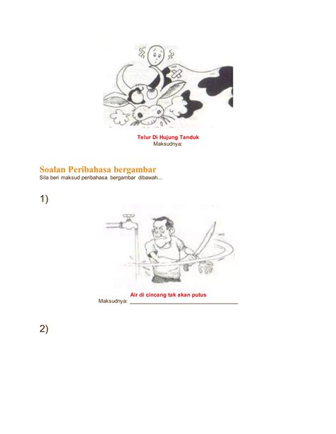 Koleksi Peribahasa Bergambar Docx