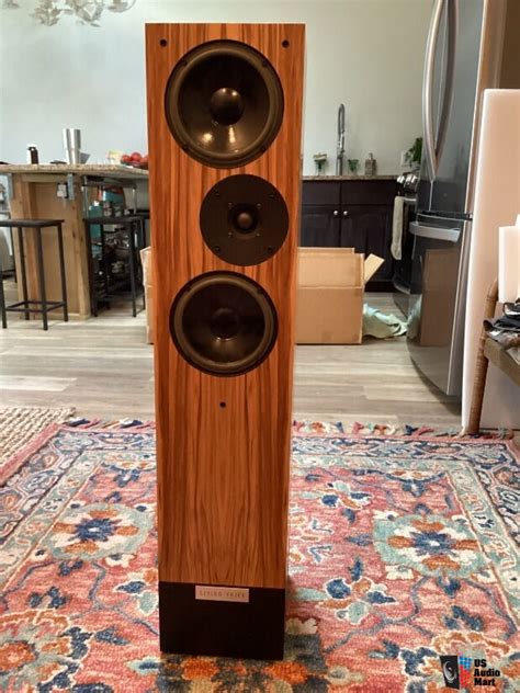 Living Voice OBX RW Speakers In Beautiful Satin Walnut Photo US Audio Mart