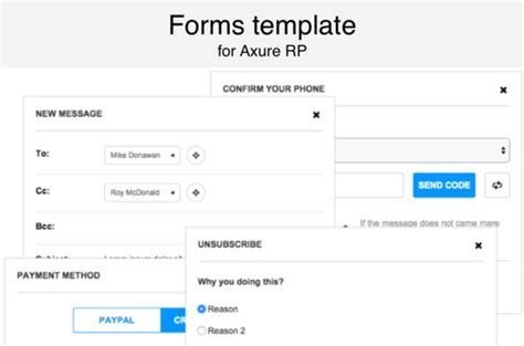 Simplify Your Form Design With Axure Template