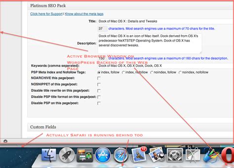 Dock Of Mac OS X Details And Tweaks