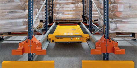 How Semi Automated Pallet Handling Systems Increase Storage Density Throughput Rmi Safety