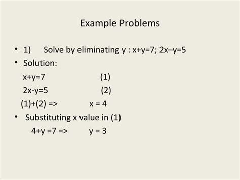 Class X Maths Linear Equations Ppt