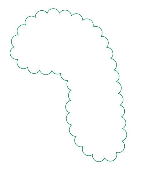 Shapes Illustrator How To Create Area With Evenly Shaped Bumpy