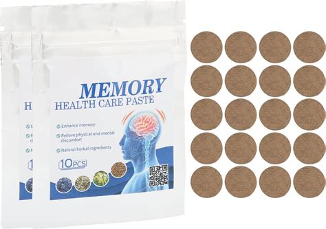 20 Pcs Memory Health Patch Memory Enhancement Patch Health Care