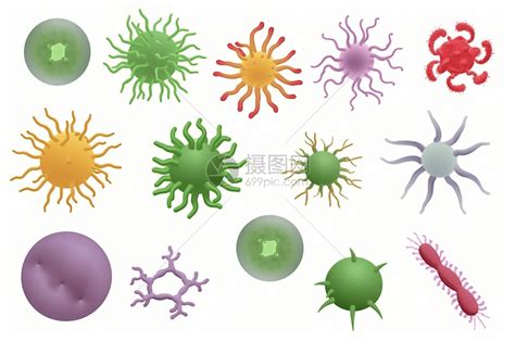 生物体细菌图标创意插图插画图片下载 正版图片600140974 摄图网