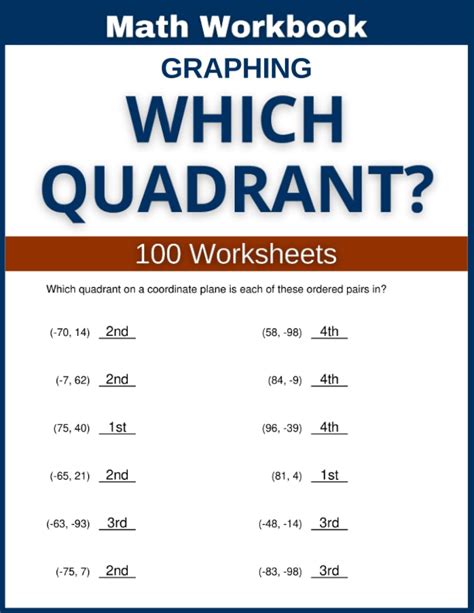 Quadrant Worksheets