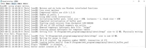 解决xampp中mysql无法启动的问题xampp里面mysql的stop启动不起来 Csdn博客