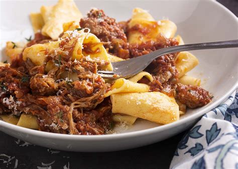Italian Braised Pork Shoulder Ragu Just A Little Bit Of Bacon