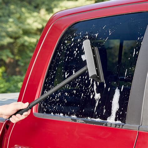Lavex 8 Auto Window Squeegee Scrubber With 20 Plastic Handle