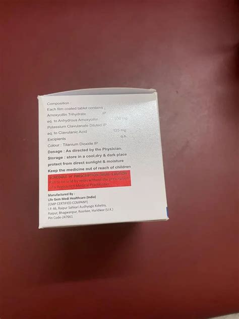 Antibiotic Medicine Packaging Size 10x10 At ₹ 2000 Box In Jaipur Id 2856124626948