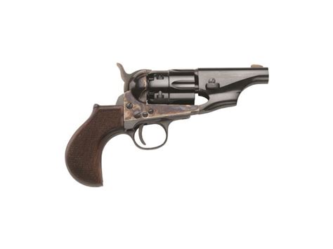 Pietta 1860 Army Snub Nose Black Powder Revolver 44 Cal 3 Barrel Steel
