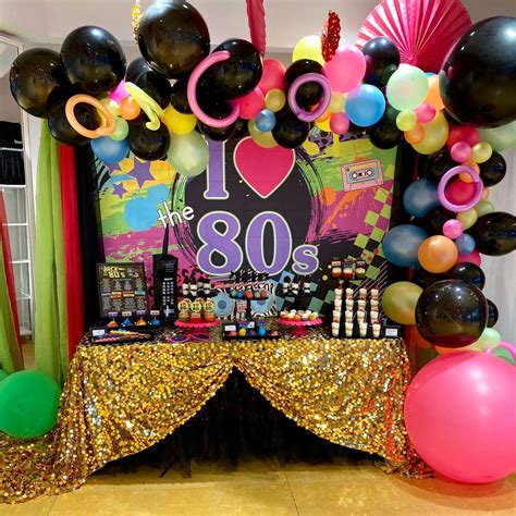 I Heart The 80s Birthday Party Ideas Photo 1 Of 10 Fiestas