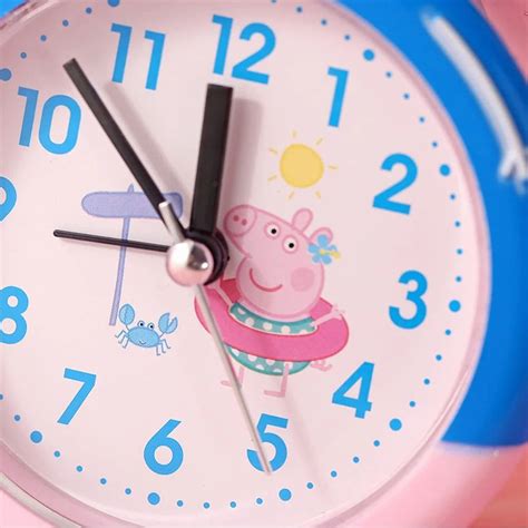 Toys League Peppa Pig Twin Bell Table Top Alarm Clock With Led Light At