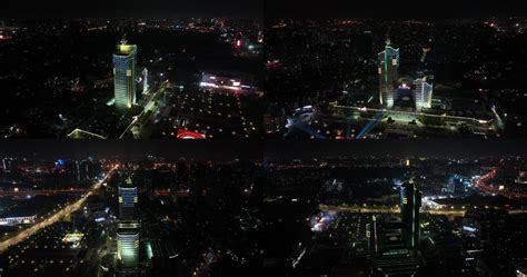 5k环绕航拍湖南广电大楼夜景视频素材下载编号7722648光厂vj师网