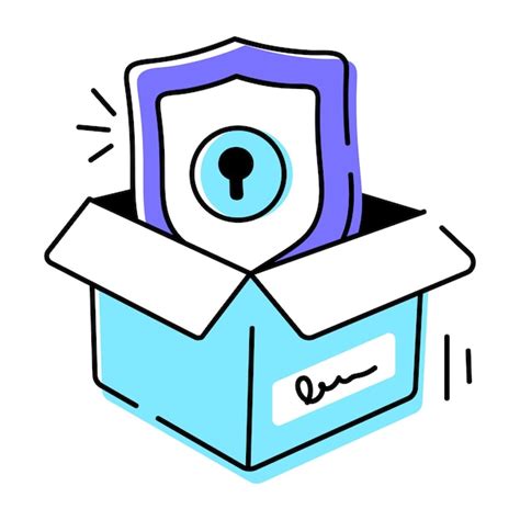 Premium Vector Security Systems Doodle Icon
