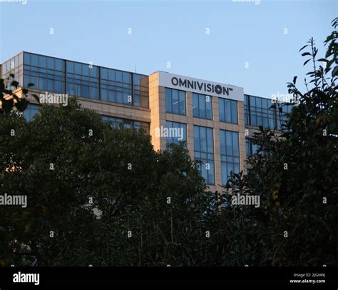 Shanghai China Feb 25th 2022 Omnivision Company Sign On Office