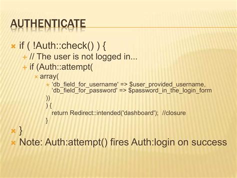 Security In Laravel Ppt