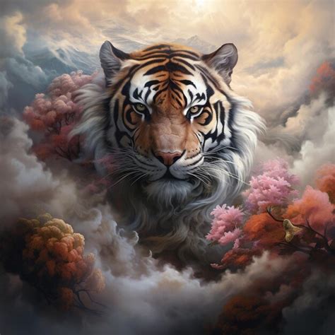 Premium Ai Image Surreal Ecosystem Of Smoke And Clouds