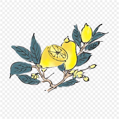 여름 일러스트 시원한 레몬 아이스크림 제로 그림 중국 스타일 Png 일러스트 및 Psd 이미지 무료 다운로드 Pngtree