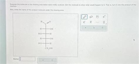 Solved Draw A Fischer Projection Of The Molecule That Would