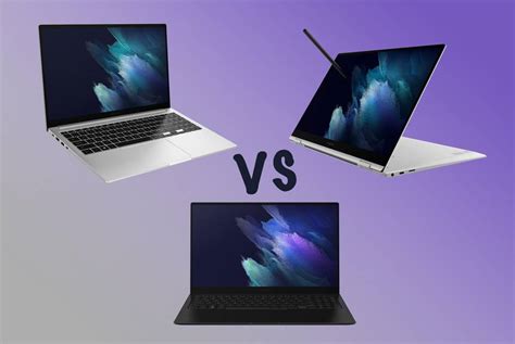 Samsung Galaxy Book Vs Galaxy Book Pro Vs Galaxy Book Pro