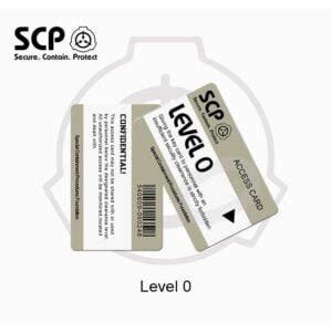 SCP Card SCP Foundation Shop