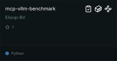 Mcp Vllm Benchmarking Tool Glama