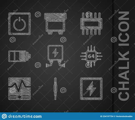 Set Electric Transformer Audio Jack Lightning Bolt Processor With